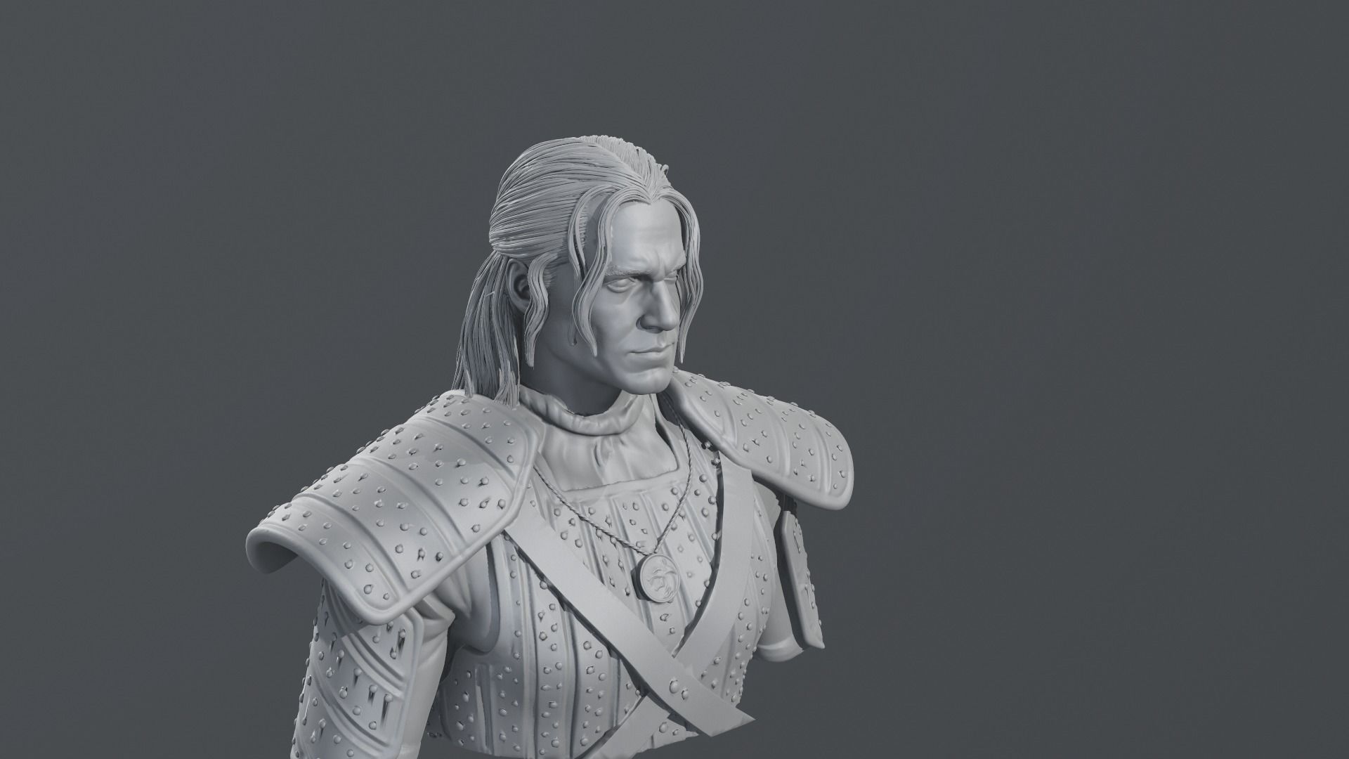 Henry Cavill - Geralt of Rivia - The witcher 3D model 3D printable ...