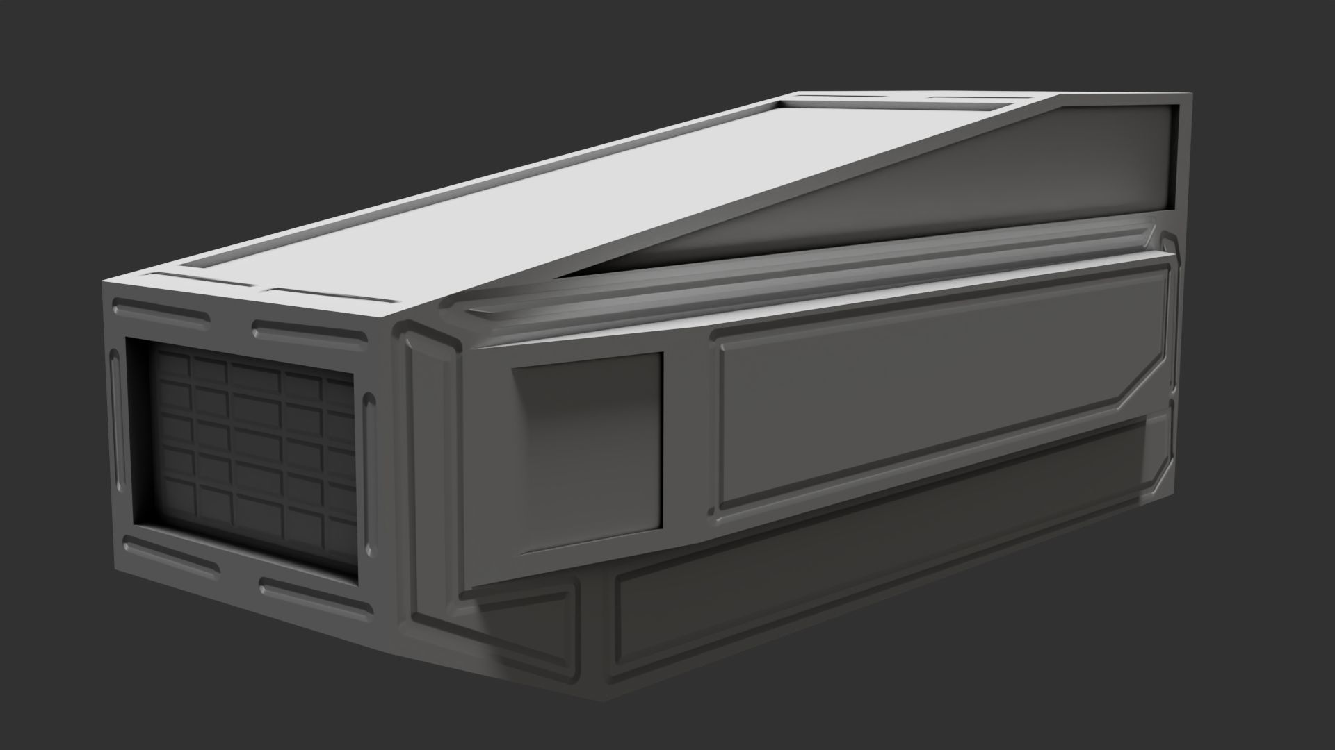 Scifi KitBash with Textures free VR / AR / low-poly 3D model | CGTrader