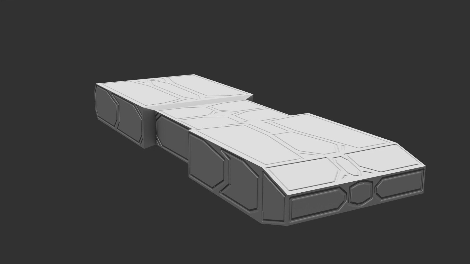 Scifi KitBash with Textures free VR / AR / low-poly 3D model | CGTrader