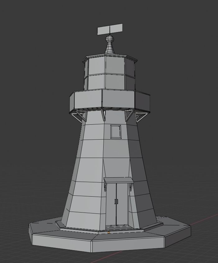 The Lighthouse free VR / AR / low-poly 3D model | CGTrader