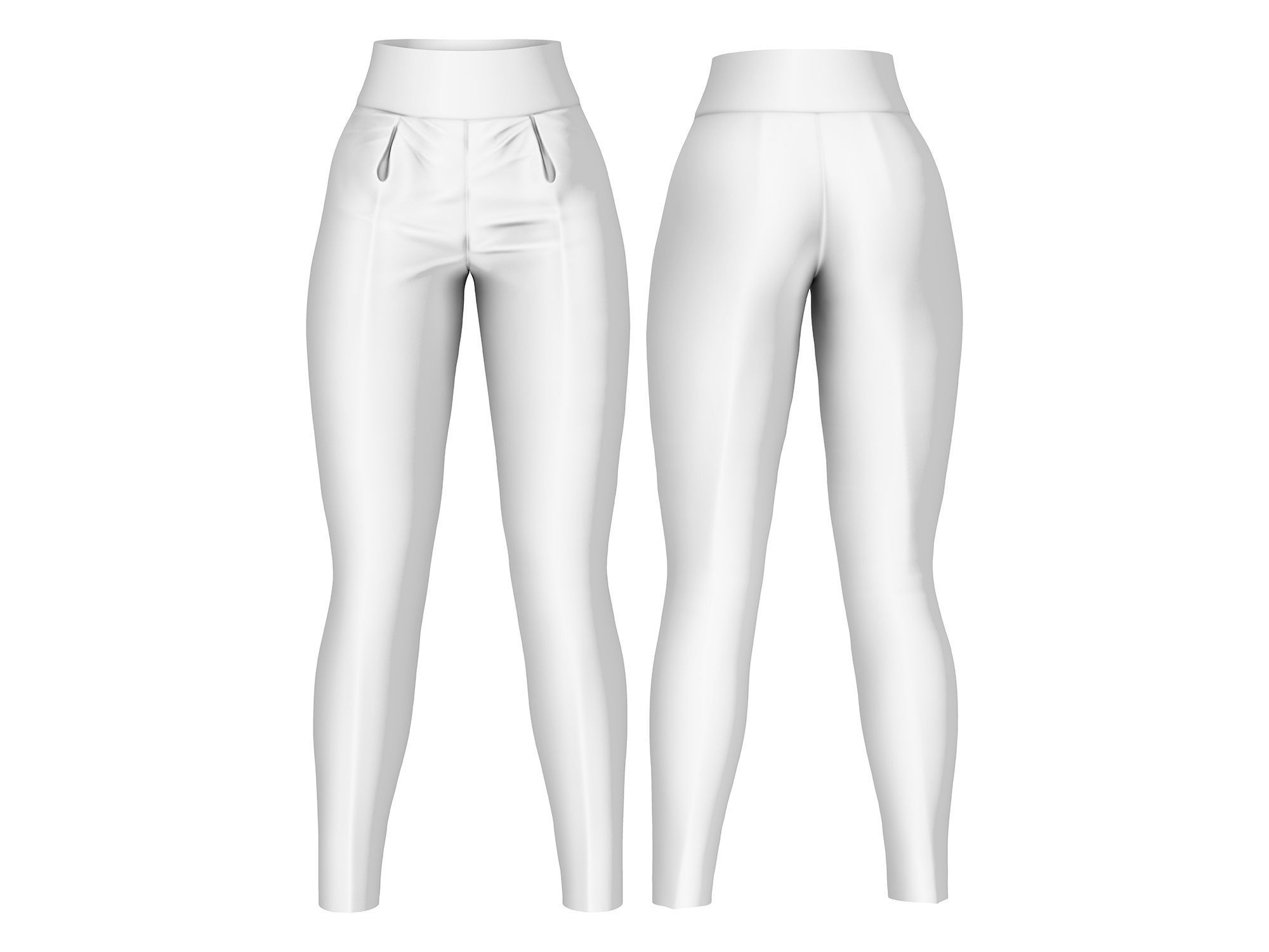 3D model See Through Body Effect Sheer Top and Maroon Shiny Leather ...