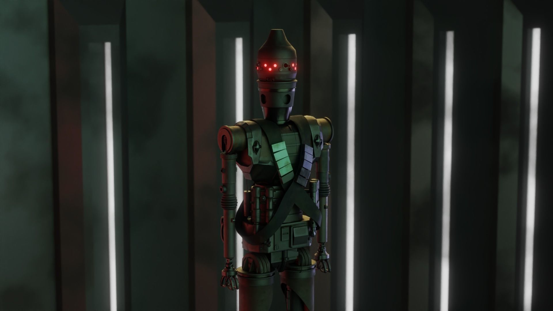 3D model IG-11 bounty hunter droid VR / AR / low-poly | CGTrader