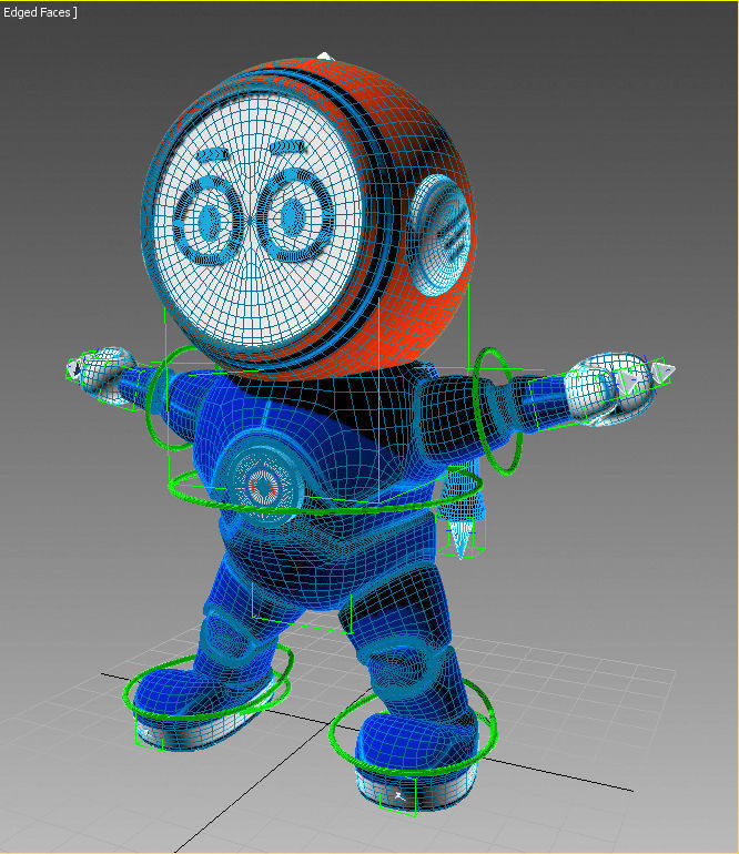 Robot Assistant 3D model animated rigged | CGTrader