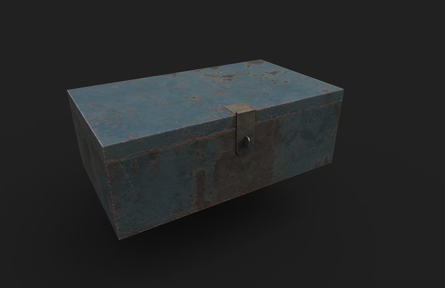 Rusty Metal Box free VR / AR / low-poly 3D model | CGTrader