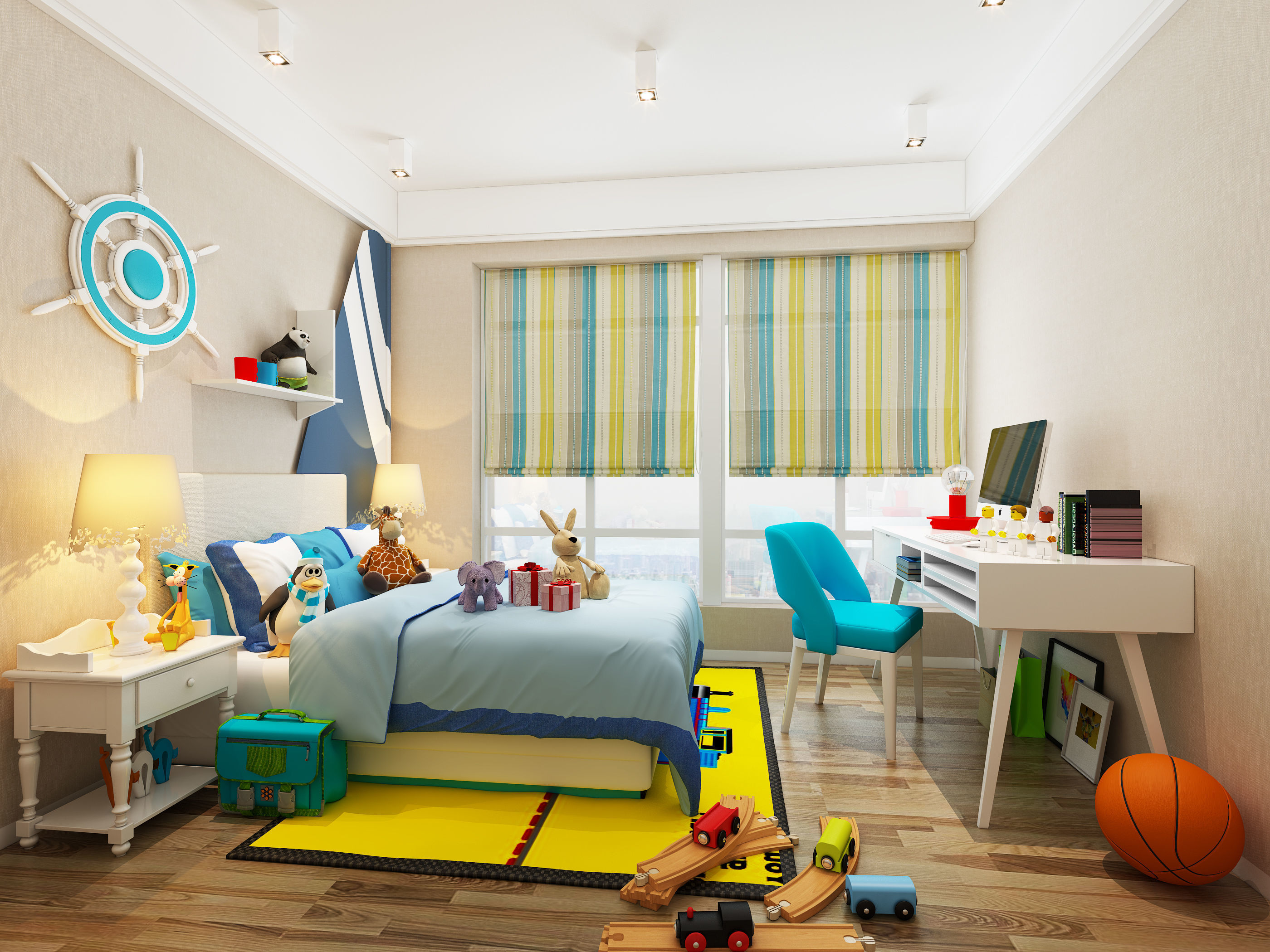 3D modern Kids bedroom | CGTrader