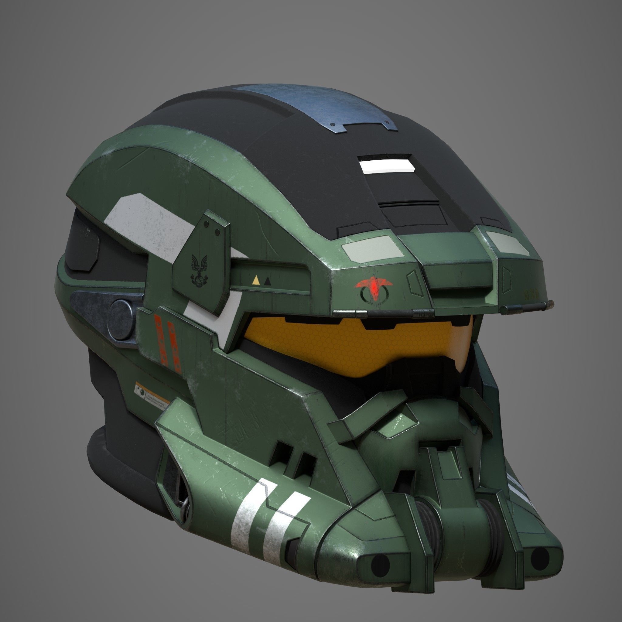 3D model Mech Helmet VR / AR / low-poly | CGTrader