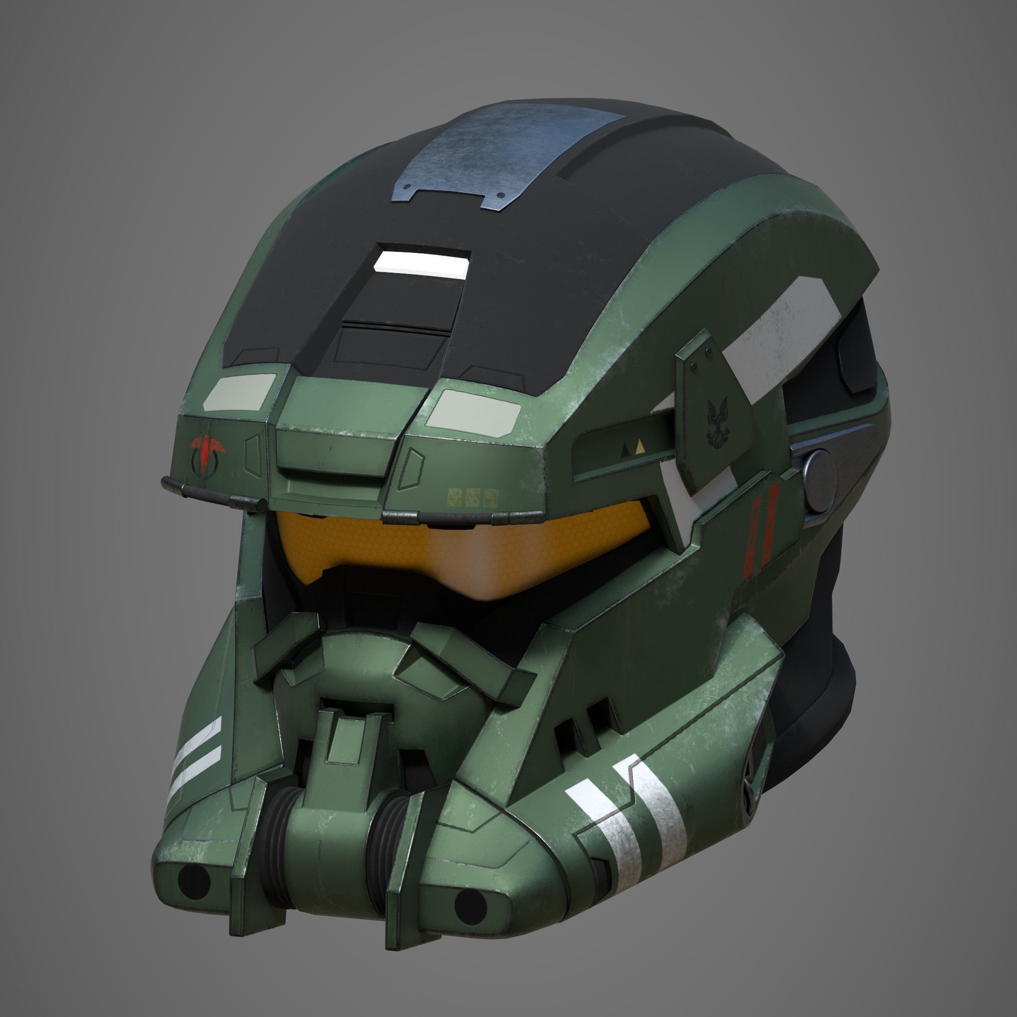 3D model Mech Helmet VR / AR / low-poly | CGTrader