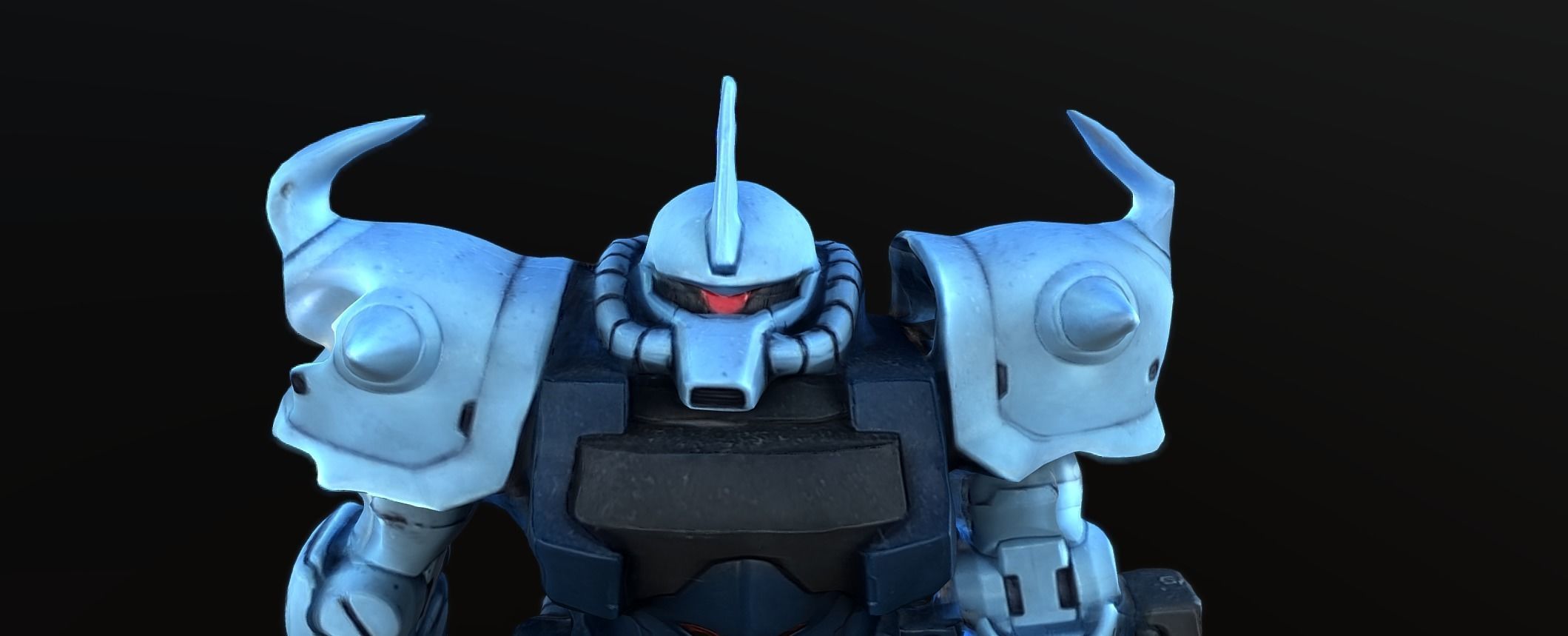 Mobile Suit Gundam Gunpla Gouf 3D scan free 3D model | CGTrader