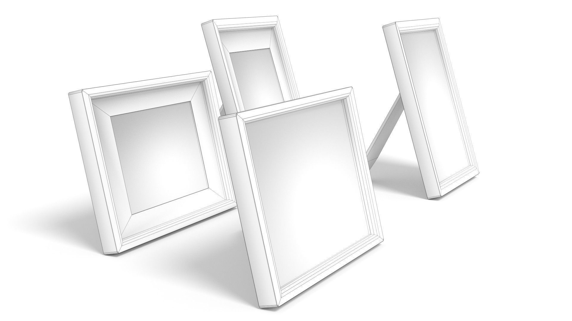 Generic Photo Frames 3D Model OBJ 3DS | CGTrader.com