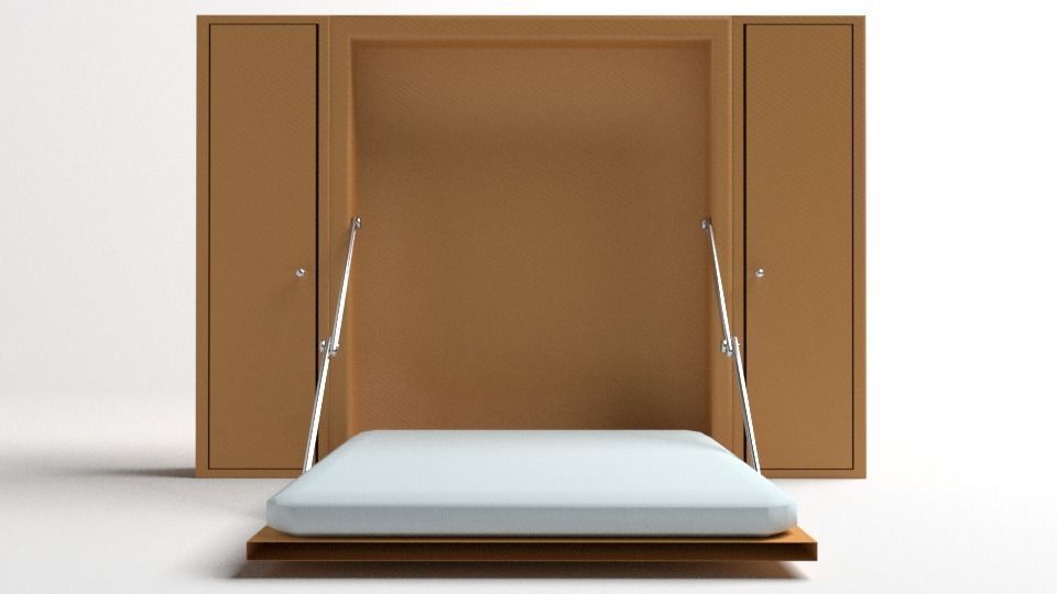Murphy Bed 3D model | CGTrader