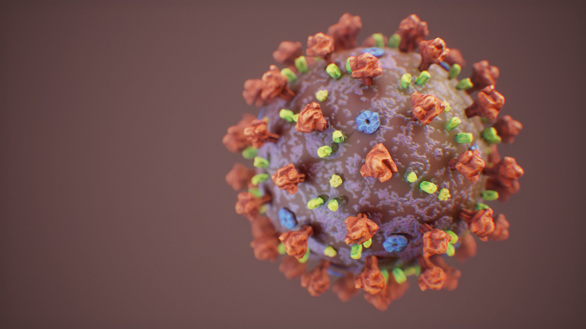 3D model CoronaVirus COVID 19 Corona Virus SARS-CoV-2 nCoV VR / AR ...