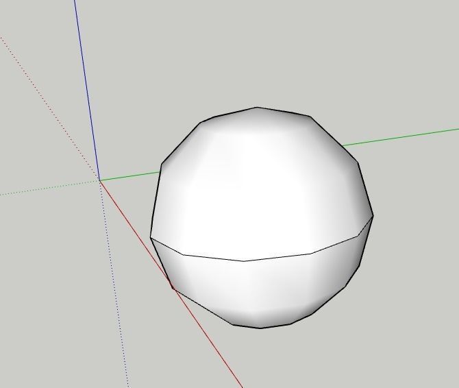 sphere in sketchup free 3D model | CGTrader