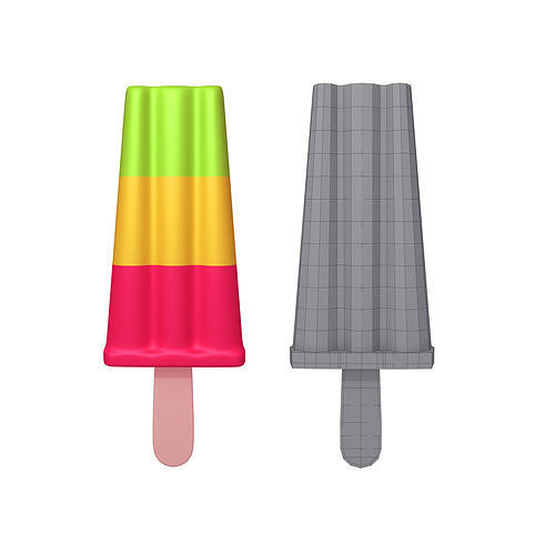 Ice Cream cartoon 3D model | CGTrader