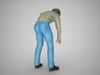 Man Leaning Over to Pick 3D model 3D printable | CGTrader