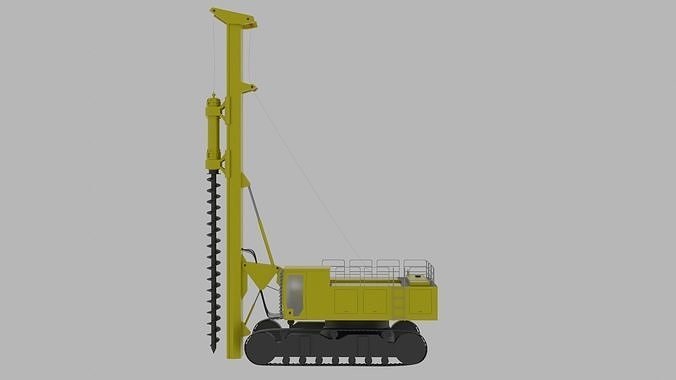 Drilling machine 3D model | CGTrader