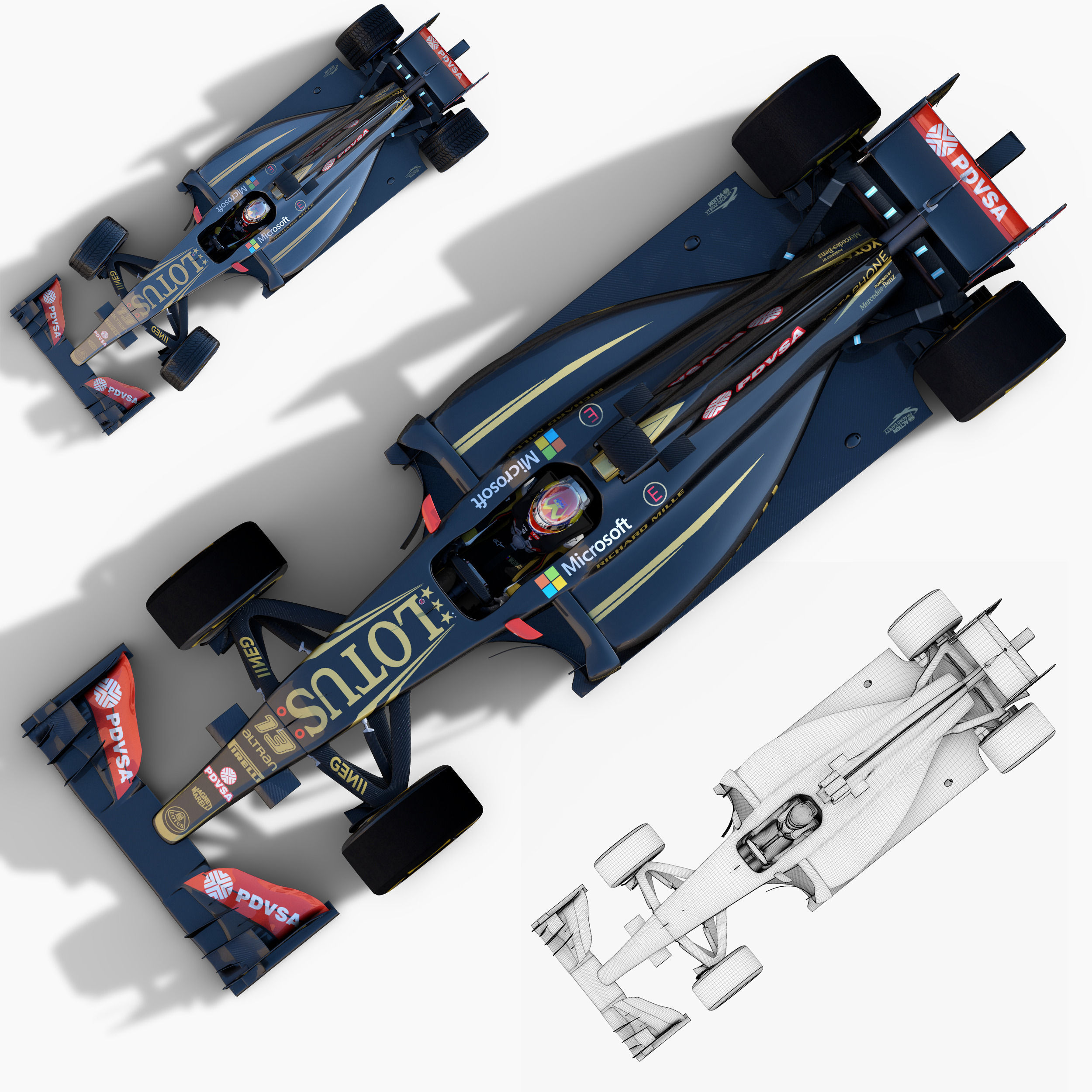 3D model Lotus E23 Hybrid VR / AR / low-poly rigged | CGTrader