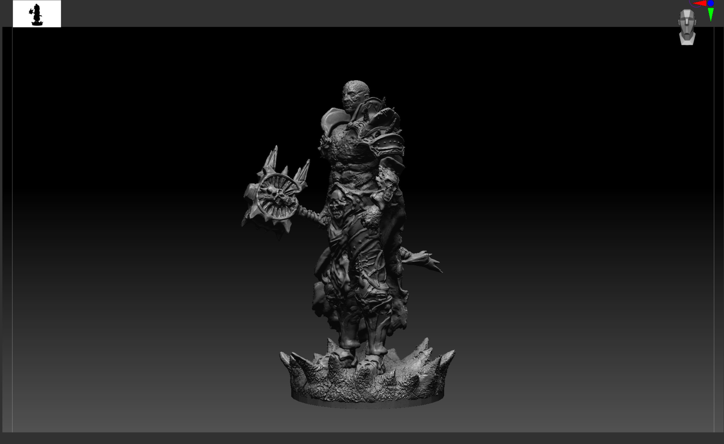 Bolvar Fordragon Lich King World of Warcraft 3D model 3D printable ...