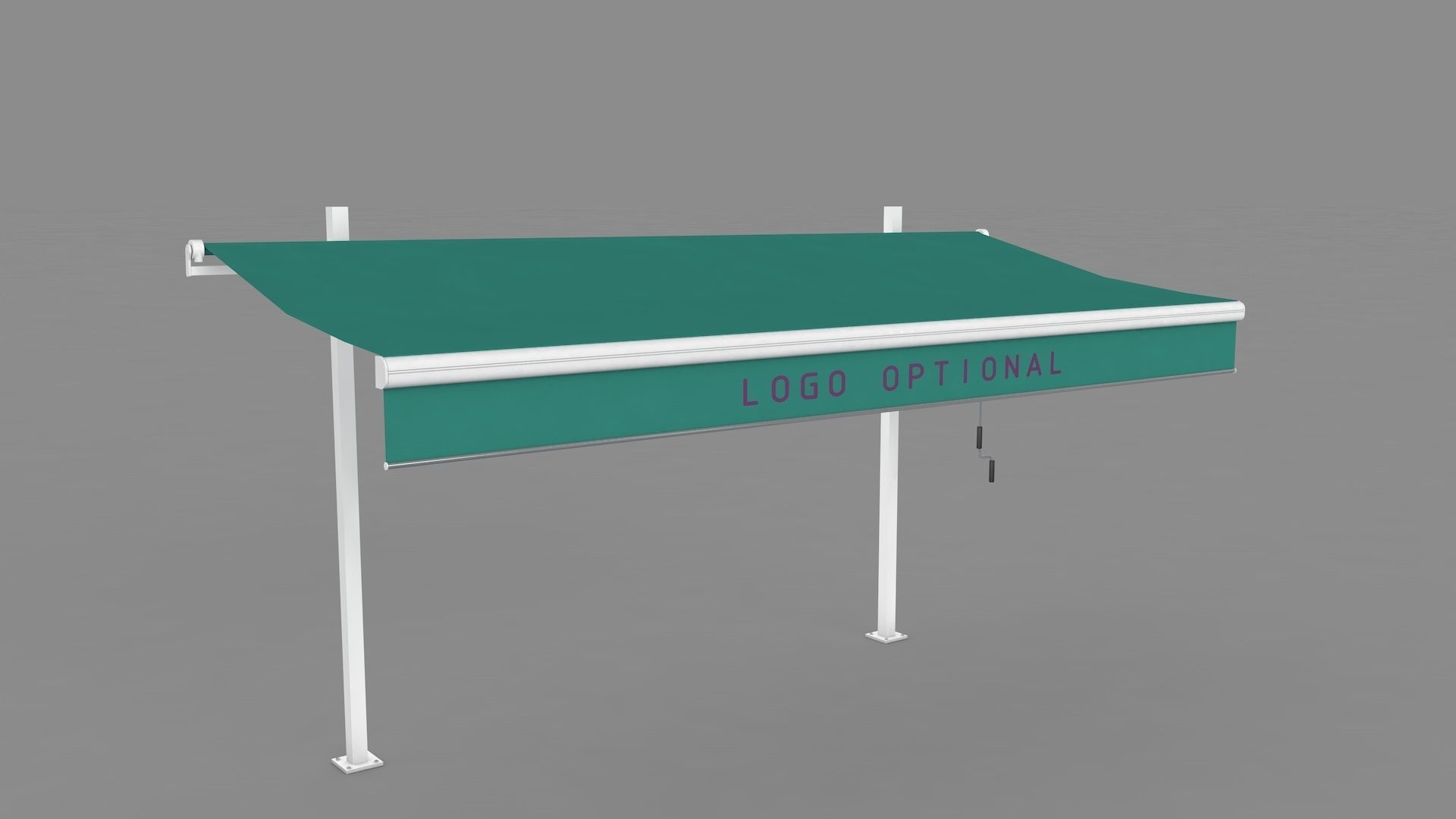 Hinged Awning Canopy 3D model animated rigged | CGTrader