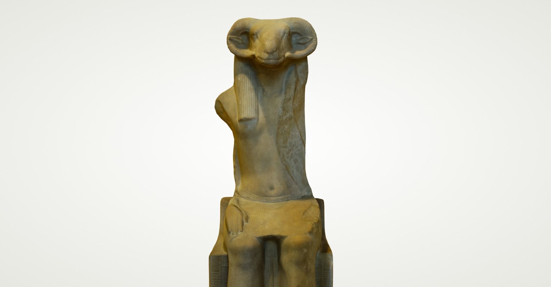 3D model CGI - EGYPTIAN - STATUE OF THE RAM HEADED GOD AMON RE VR / AR ...