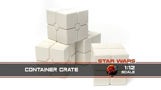 Star Wars container crate free 3D model 3D printable | CGTrader