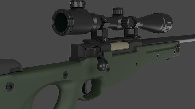 L96A3 3D model | CGTrader