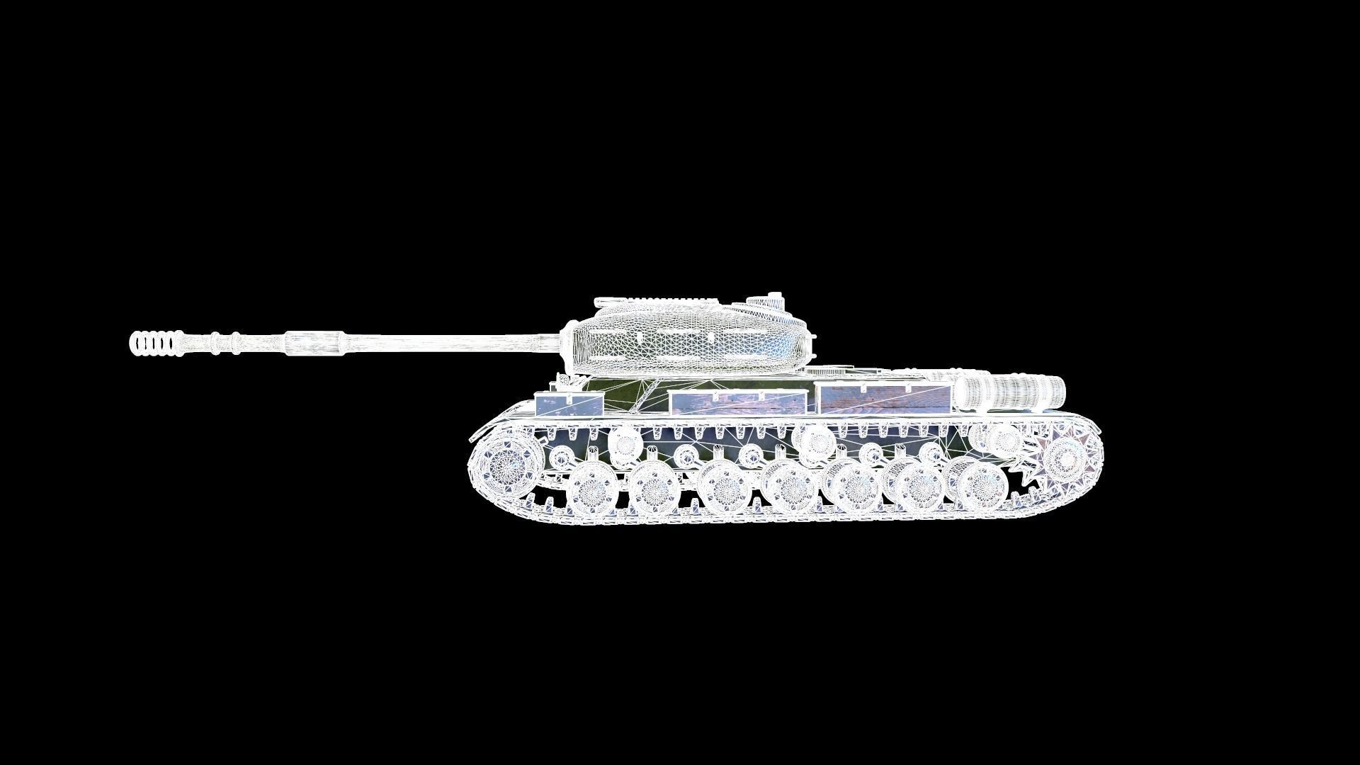 3D model Heavy tank IS-4M VR / AR / low-poly animated | CGTrader