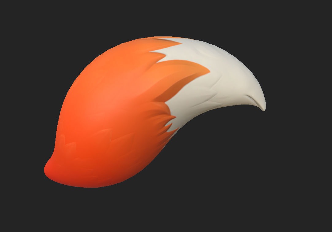 Fox Tail 3D model | CGTrader