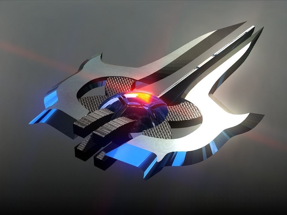 3D model Space Spear Space Ship VR / AR / low-poly | CGTrader