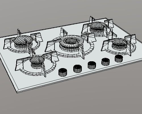 hob glass plane free 3D model | CGTrader
