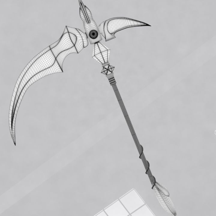 Metal Scythe Free free 3D model | CGTrader