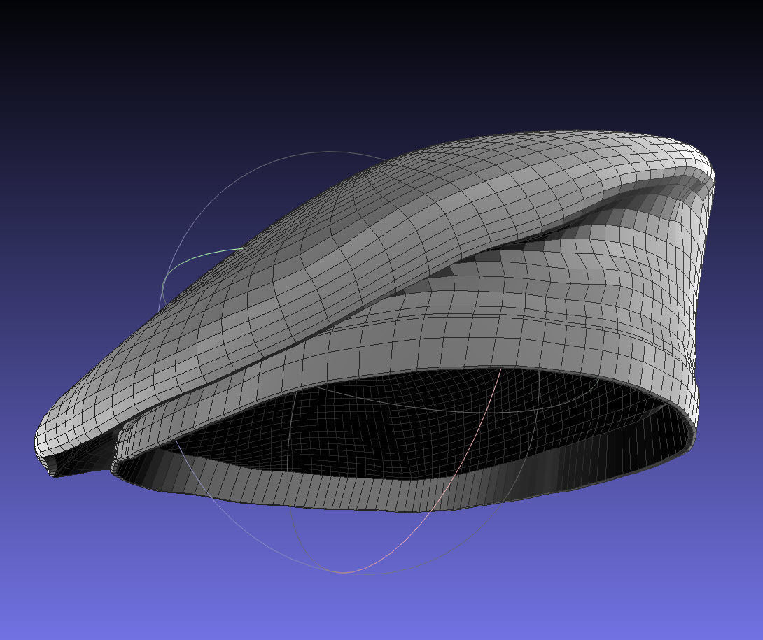 Beret Package 3D model | CGTrader