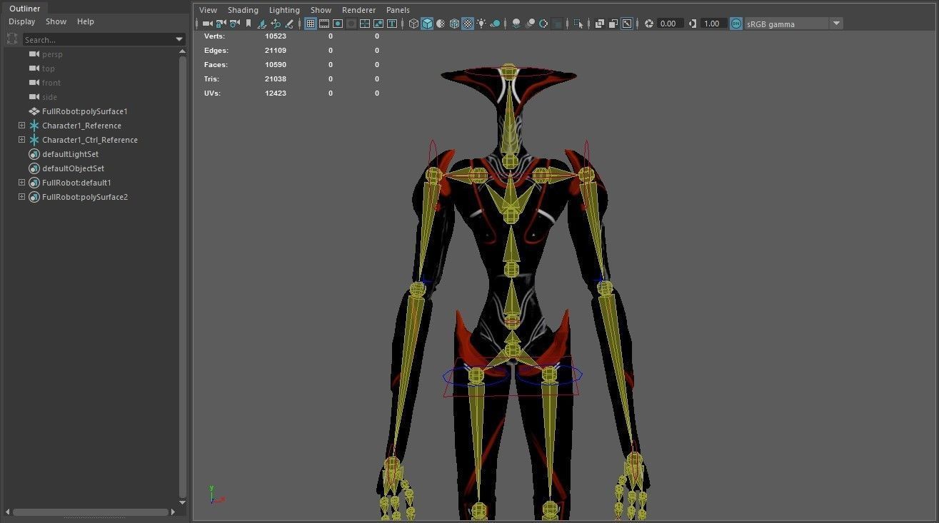 3D model Robot humanoid VR / AR / low-poly | CGTrader