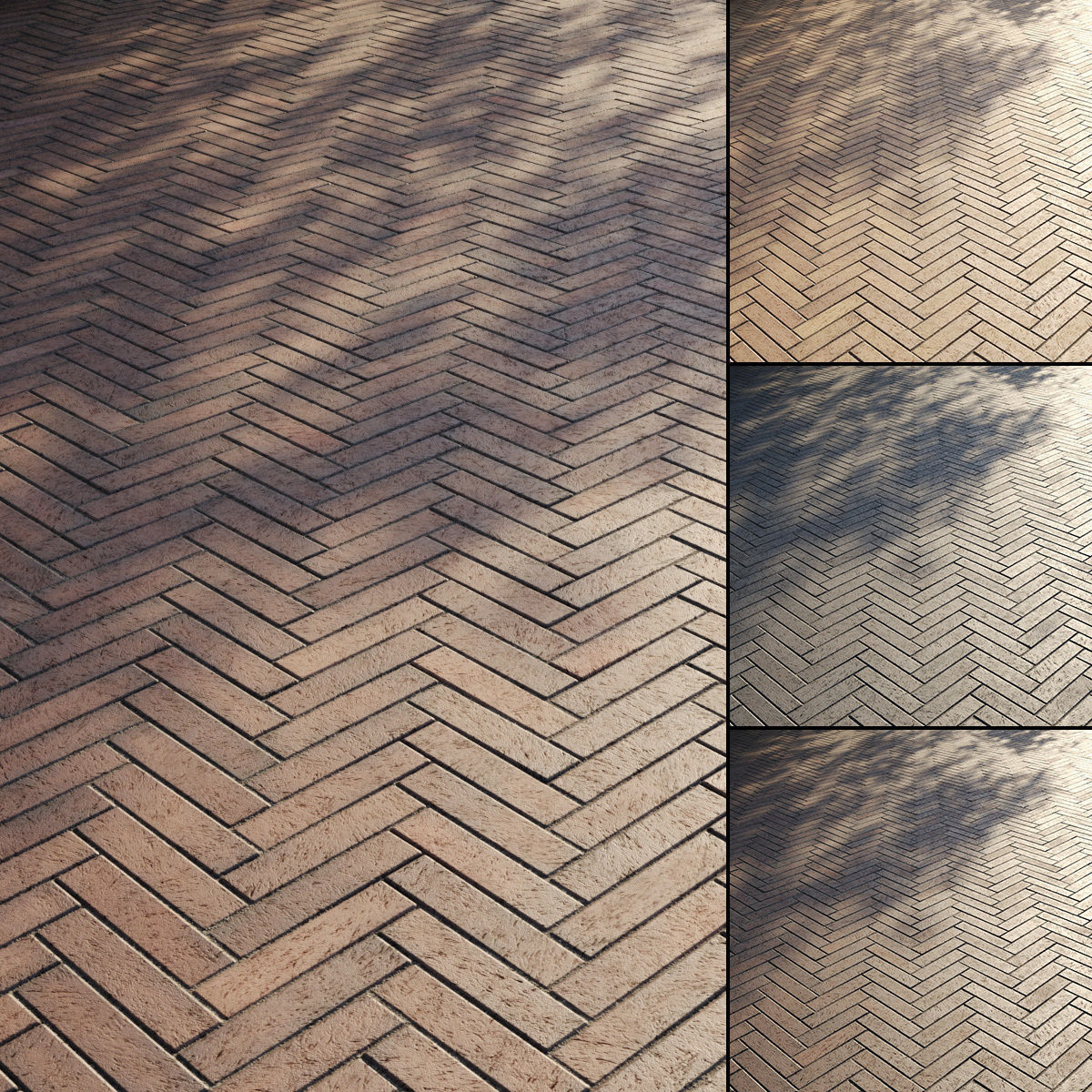 Clinker paving slabs Type 4 Texture | CGTrader