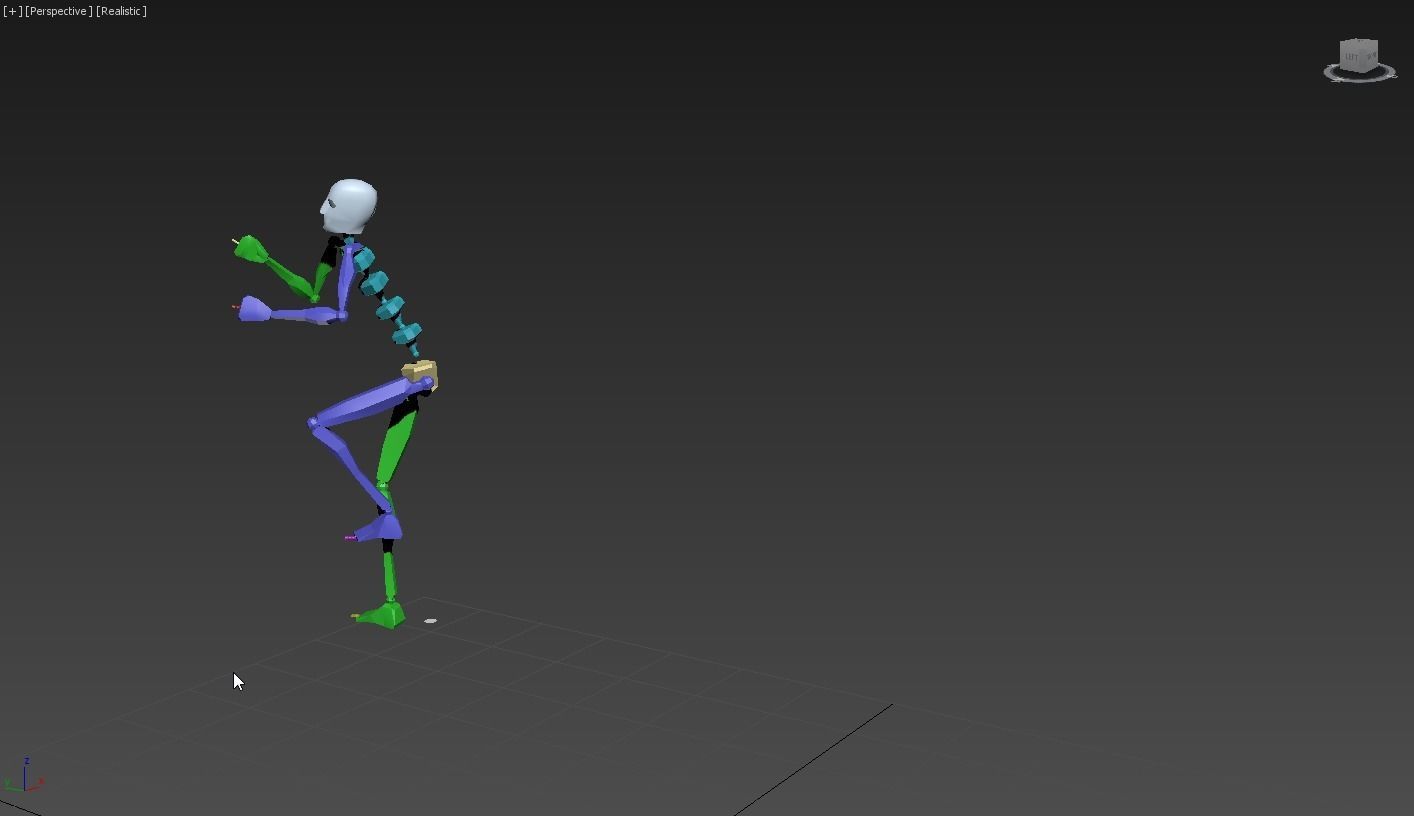 Ladder climbing 3D model animated | CGTrader