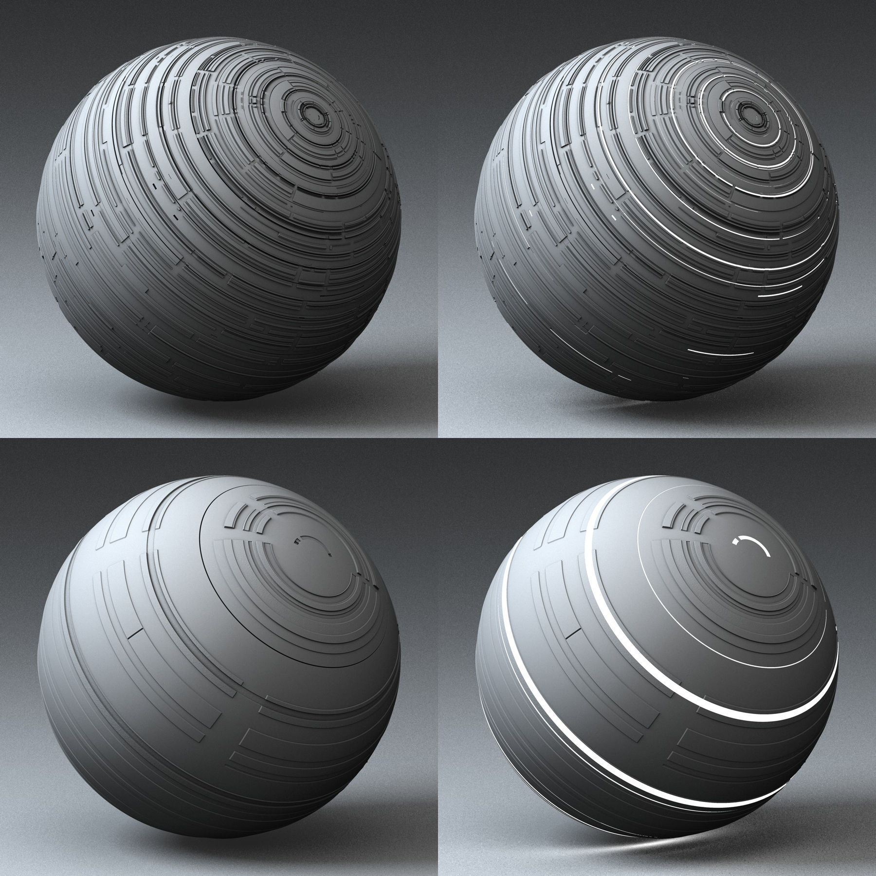 Syfy Displacement Shader F 3D Model Collection | CGTrader