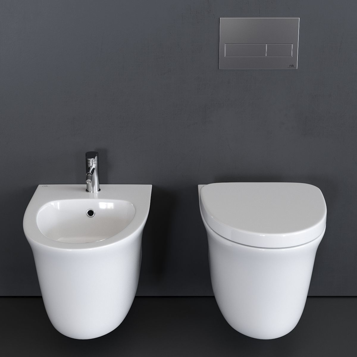 3D model Noken Hotels Wall-Hung WC VR / AR / low-poly | CGTrader