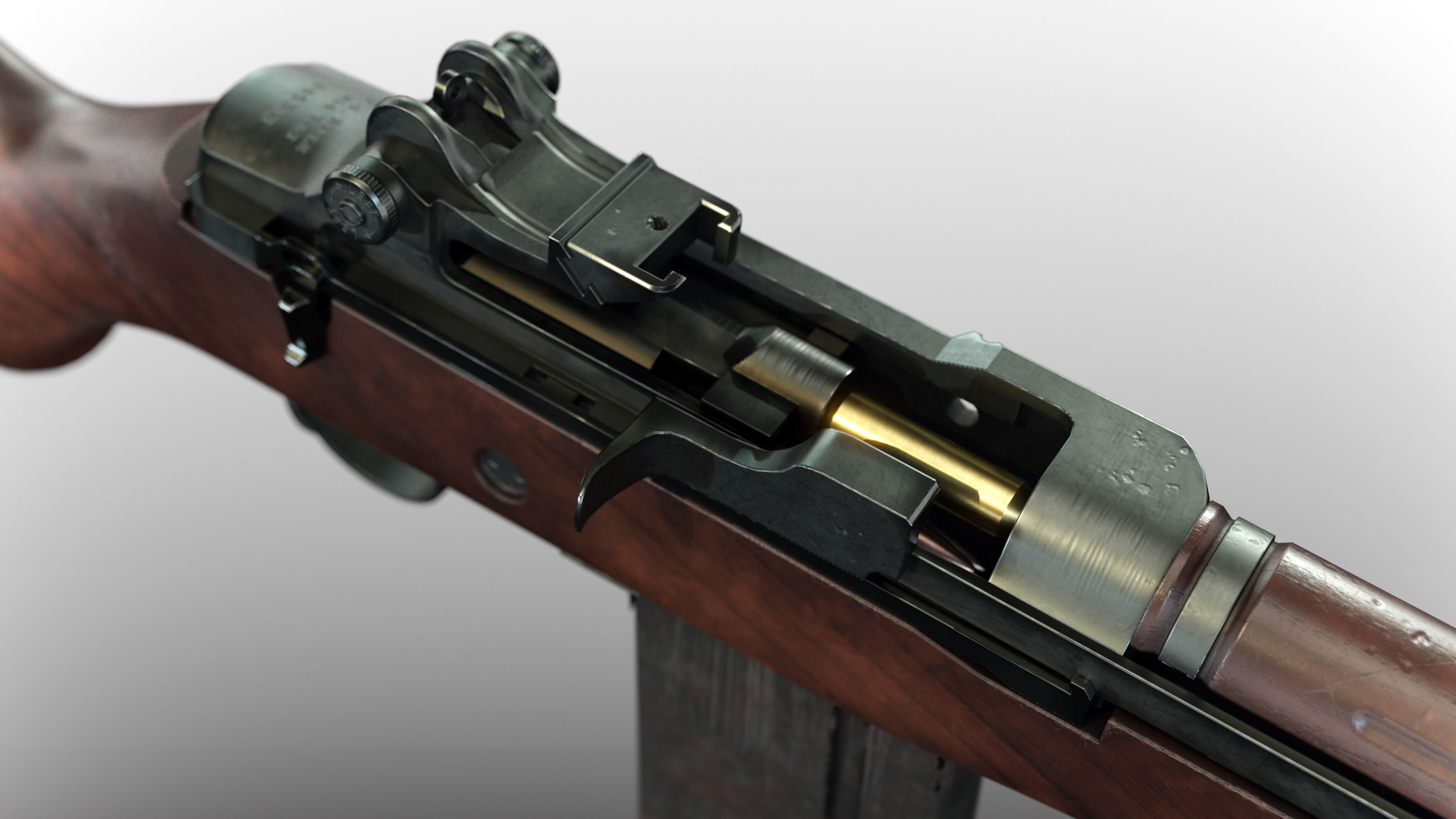 3D model M14 Battle Rifle VR / AR / low-poly | CGTrader