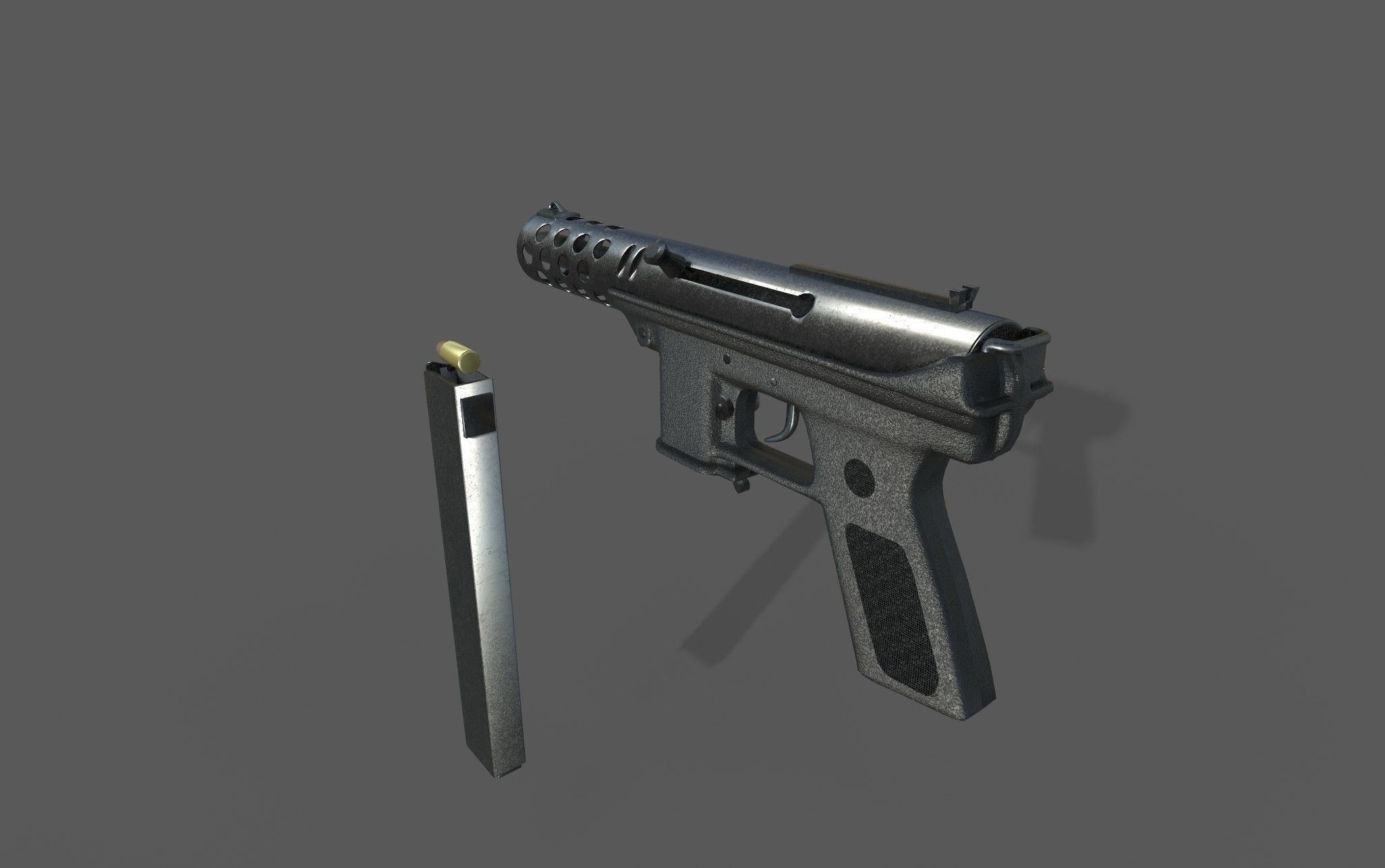 3D model TEC-9 Semi Automatic Pistol - | CGTrader