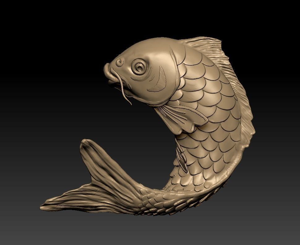 a big fish 3D print model | CGTrader
