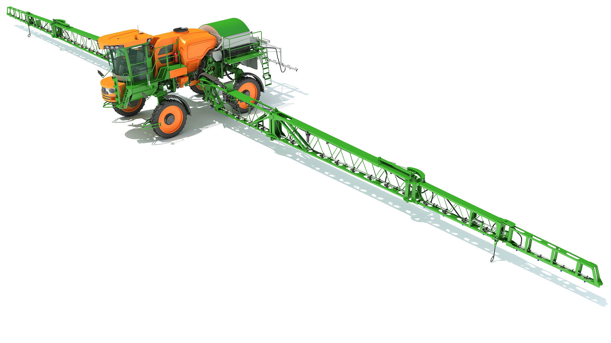 Sprayer and Spreader Machine 3D model | CGTrader