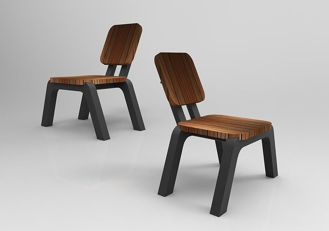 chair for kids design 3D model | CGTrader
