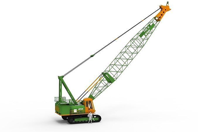 3D model Crawler Crane model VR / AR / low-poly | CGTrader