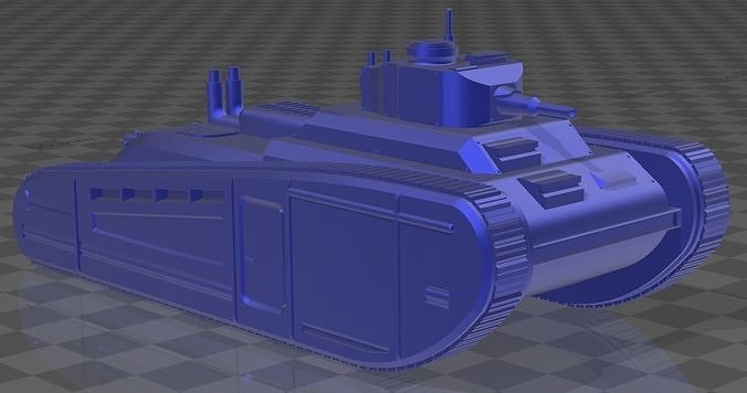French Heavy tank 3D model 3D printable | CGTrader