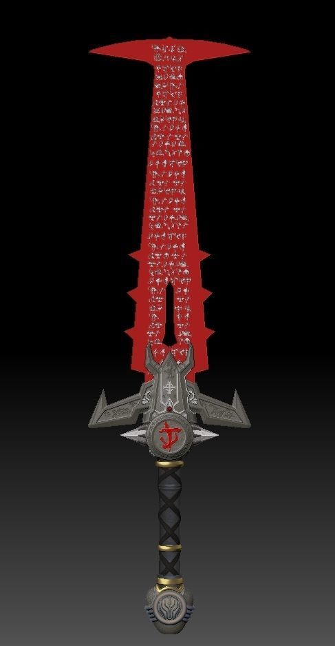 DOOM Eternal Crucible 3D model 3D printable | CGTrader