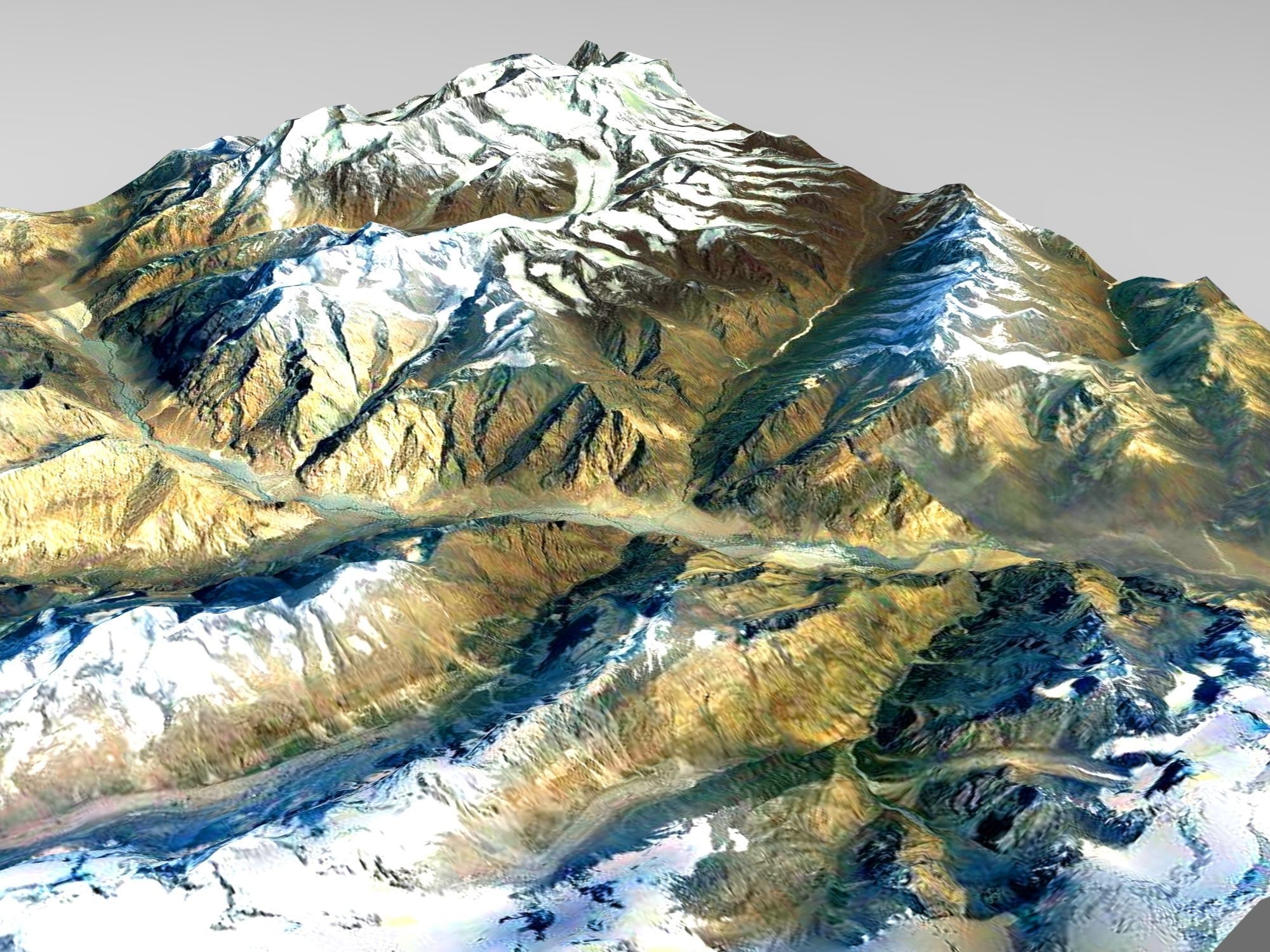 Mountain landscape 3D model | CGTrader