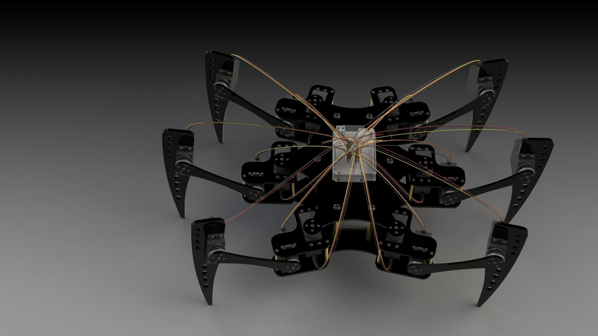 Hexapod robot 3D model | CGTrader