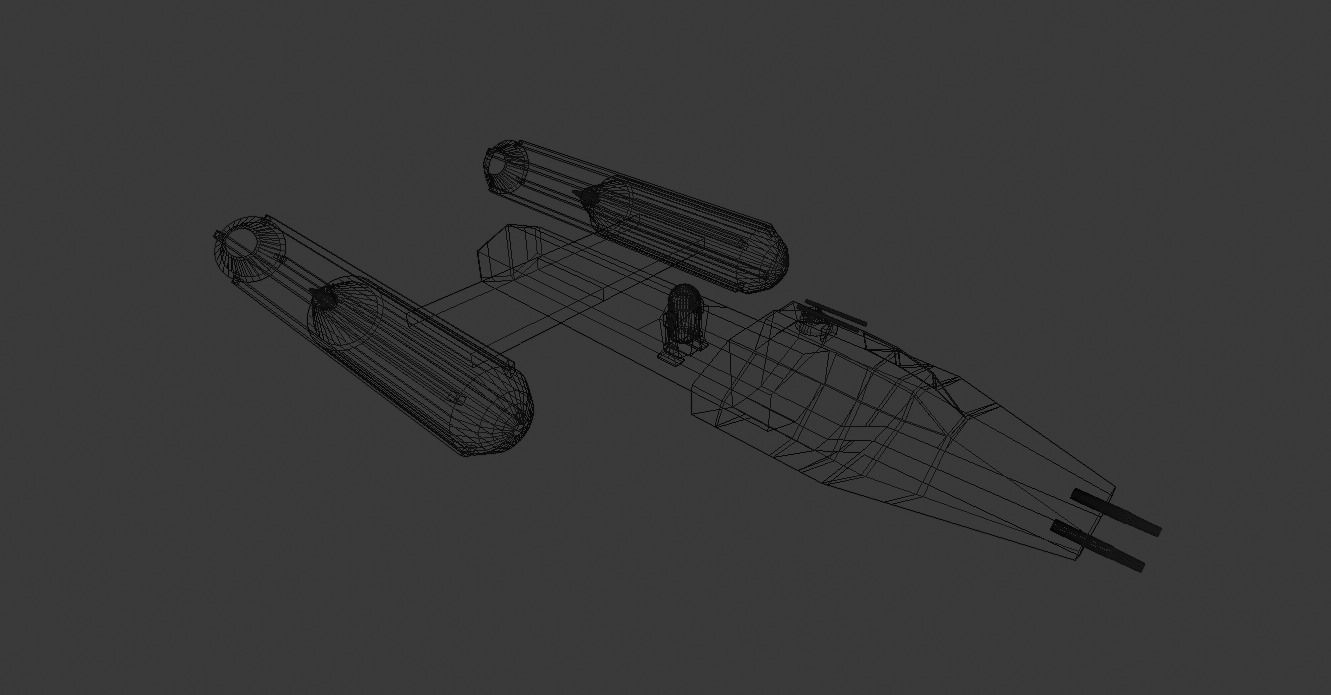 Star Wars - Y-Wing Rebel Bomber 3D model | CGTrader