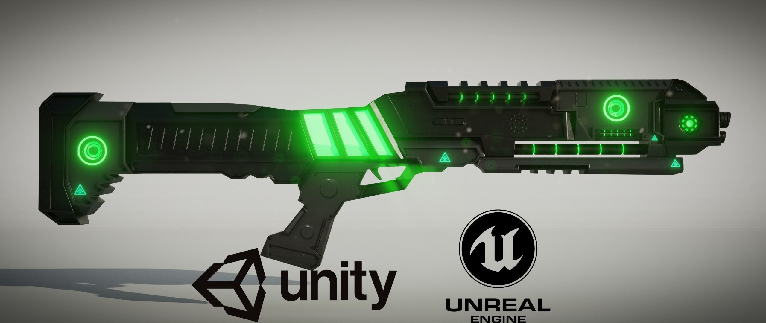 Sci fi Shotgun 3D model | CGTrader