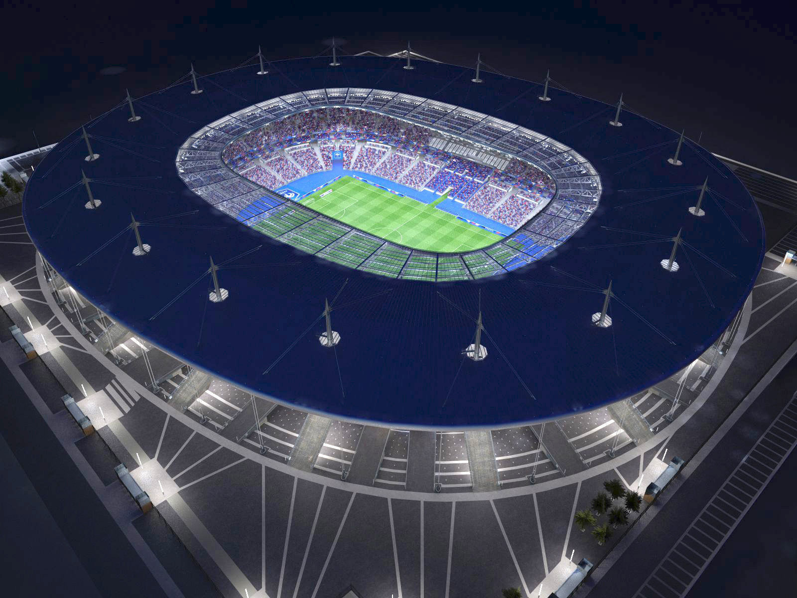 Stade De France 3D model | CGTrader