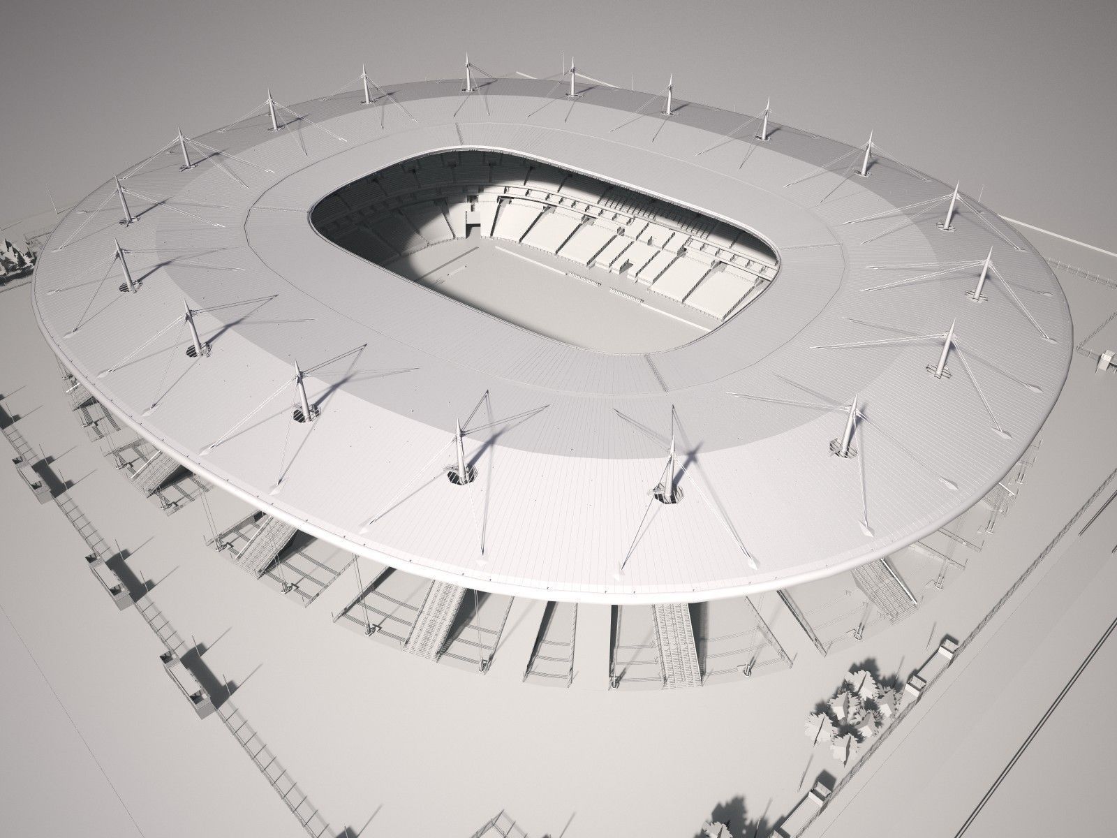 Stade De France 3D model | CGTrader